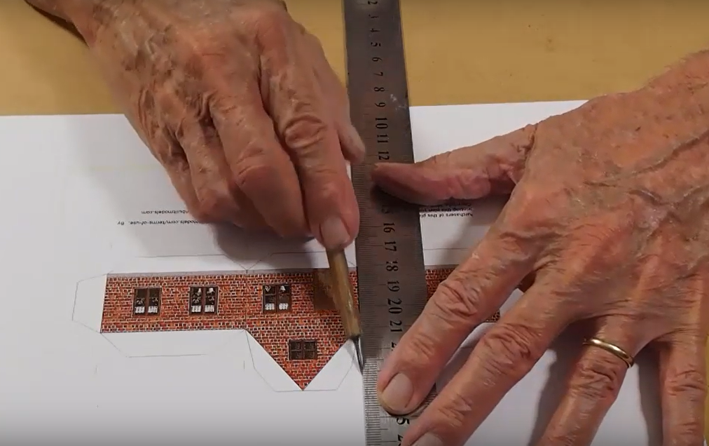 How To Score And Fold A Carton Model | CartonBuiltModels